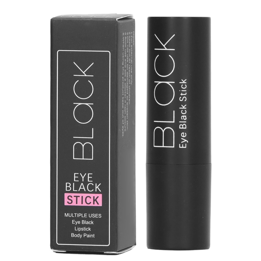 ☯Black Makeup Stick Waterproof Long Lasting Rotating Design Halloween ...