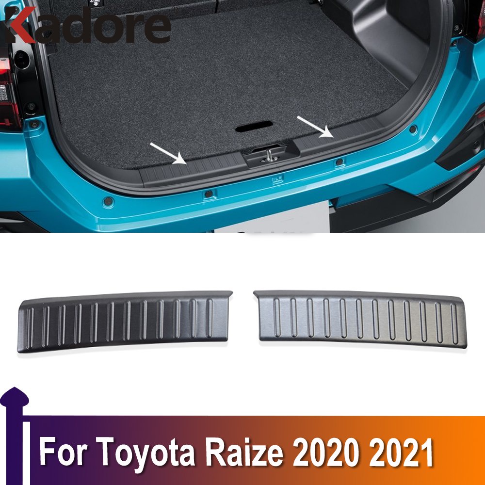 For Toyota Raize 2020 2021 Inner Rear Trunk Bumper Protector Cover Trim ...