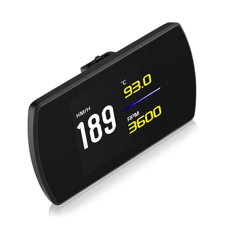 Car Headup Display Speed Clock Windshield Projector Overspeed ...