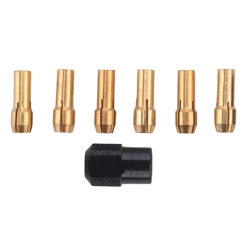 ☮7Pcs for Brass Collet 1.0/1.6/2.0/2.4/3.0/3.2 +for Check M8X0.75 ...