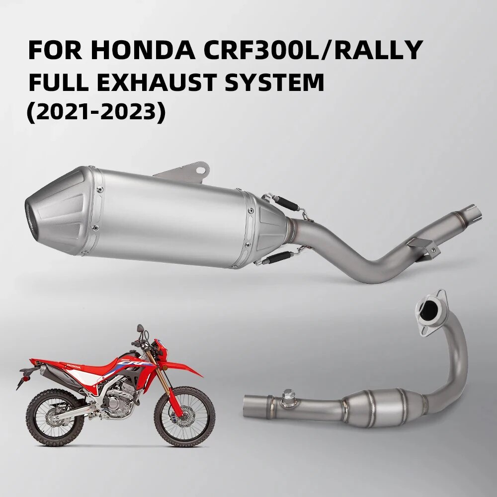 Motorcycle front exhaust system pipe modification muffler For Honda off ...