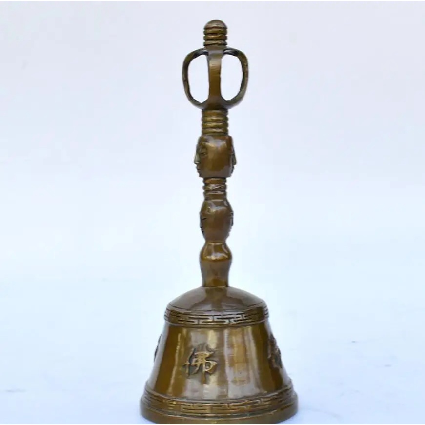 ☬Bronze handicrafts large Buddhist temple special bell pendulum ☫Mk-Y ...