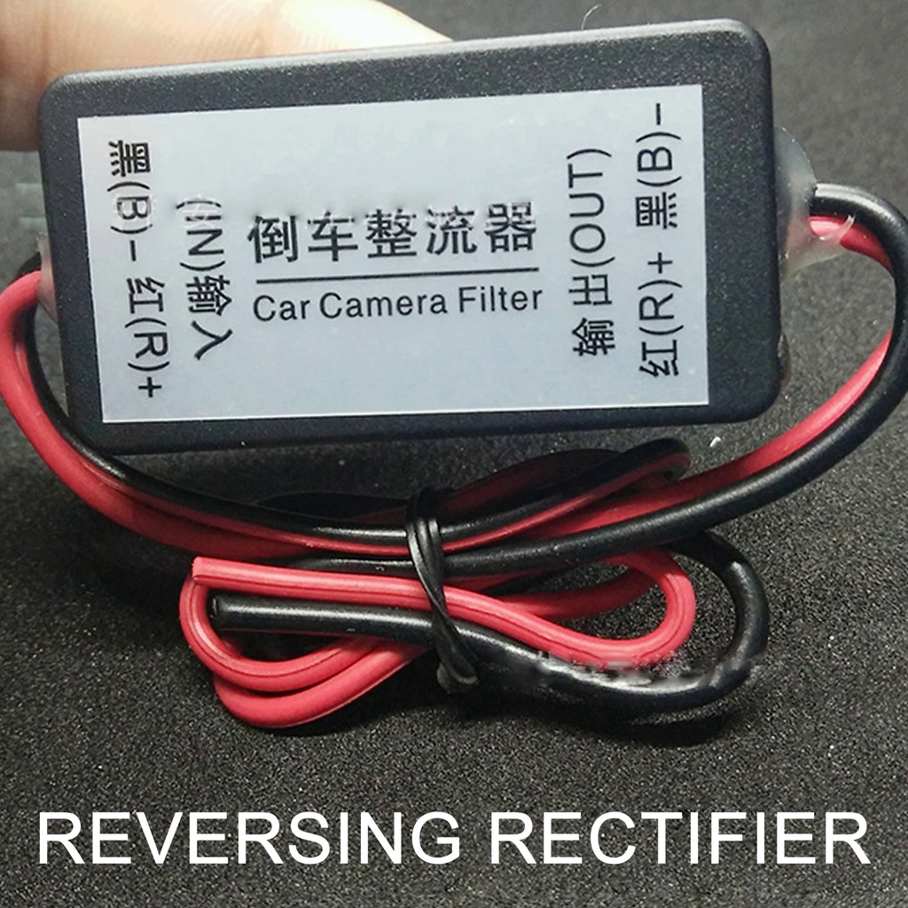 12V DC Power Relay Capacitor Filter Connector Auto Car Camera Filter ...