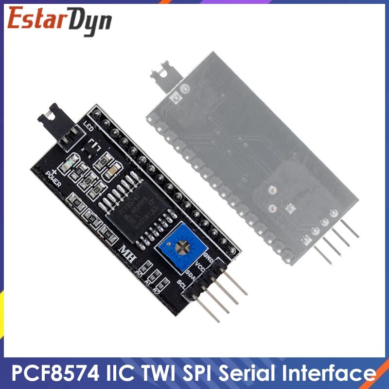 PCF8574 IIC I2C TWI SPI Serial Interface Board Port 1602 2004 LCD ... PCF8574 IIC I2C TWI SPI Serial Interface Board Port 1602 2004 LCD ...