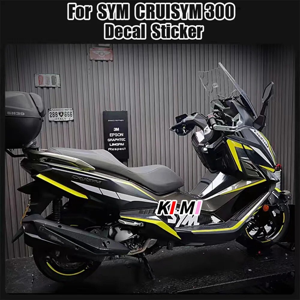 ♥FOR SYM CRUISYM300 full car pull flower modified version flower ...