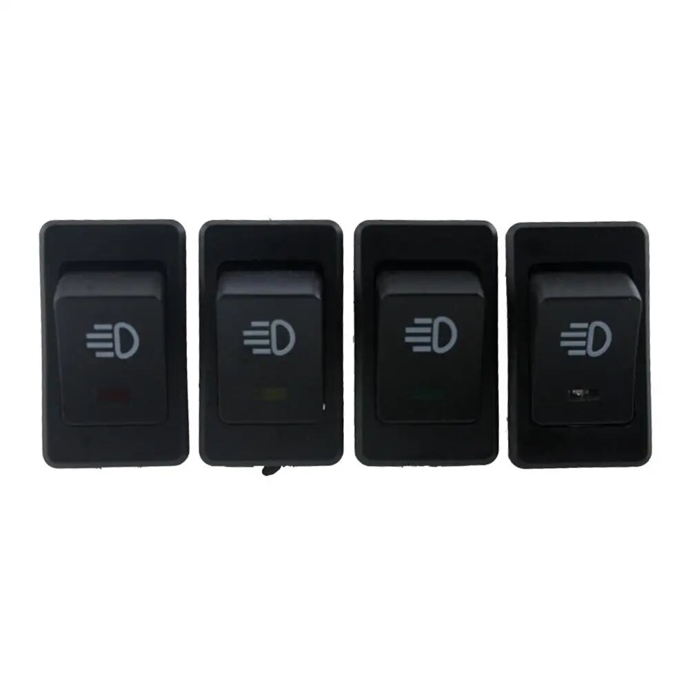 12V 35A 4 Pin Fog Light/Daytime Running Light/Head Light Switch Rocker ...