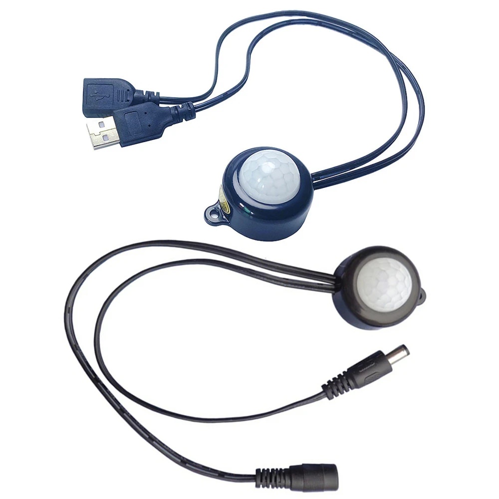 ♛DC5-24V 5A Mini Adjustable Auto PIR Infrared Motion Sensor Detector ...