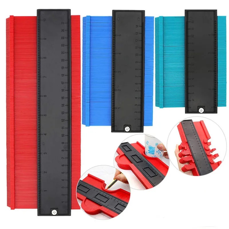 ☀Contour Gauge Plastic Profile Copy Contour Gauges Standard Wood ...