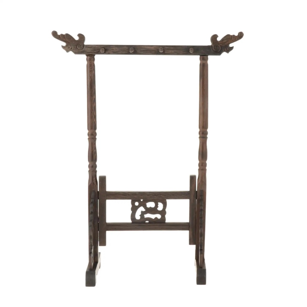 ♦Chinese Writing Pen Brush Hanging Rack Wood Carving Accessories ...