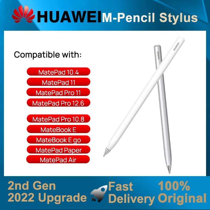 ☯HUAWEI M-Pencil Original Capacitive Pen Version Stylus MateBook E/GO ...