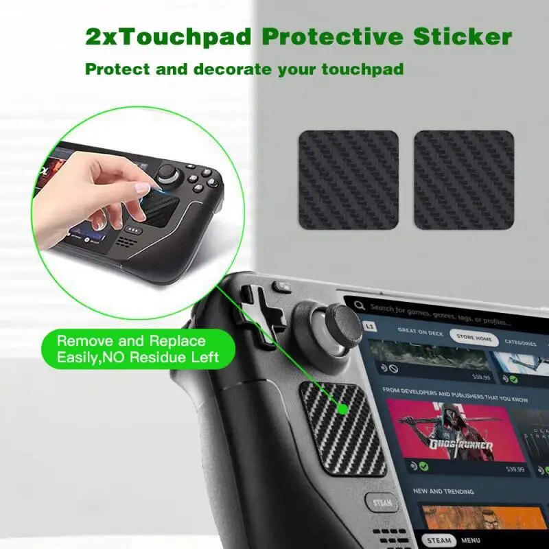 For Steam Deck Console Key Protection Sticker Touchpad Protection ...