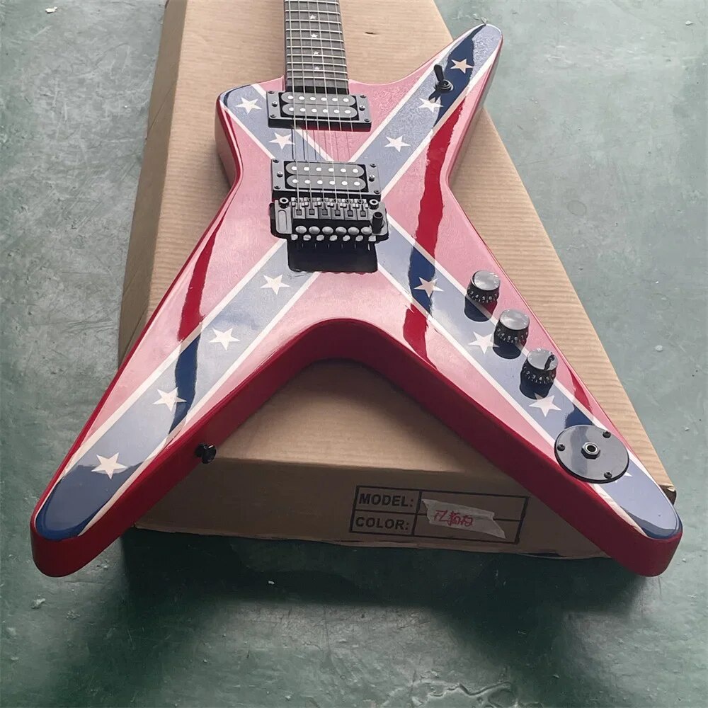 Wash Dime 333 Dimebag Darrell Confeder Red Electric Guitar Floyd Rose ...