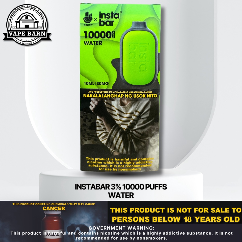 Instabar 3% 10000 Puffs [Disposable Pods] | Shopee Philippines