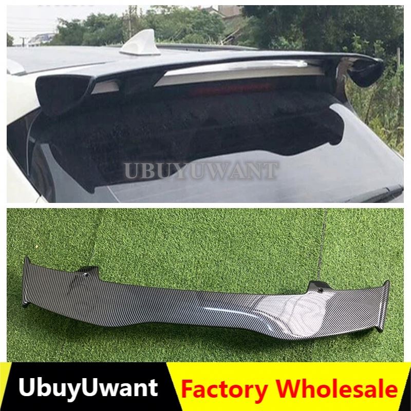 Rear Roof Wing Spoiler For Renault 4 MK4 rs ABS Glossy / Carbon Color ...