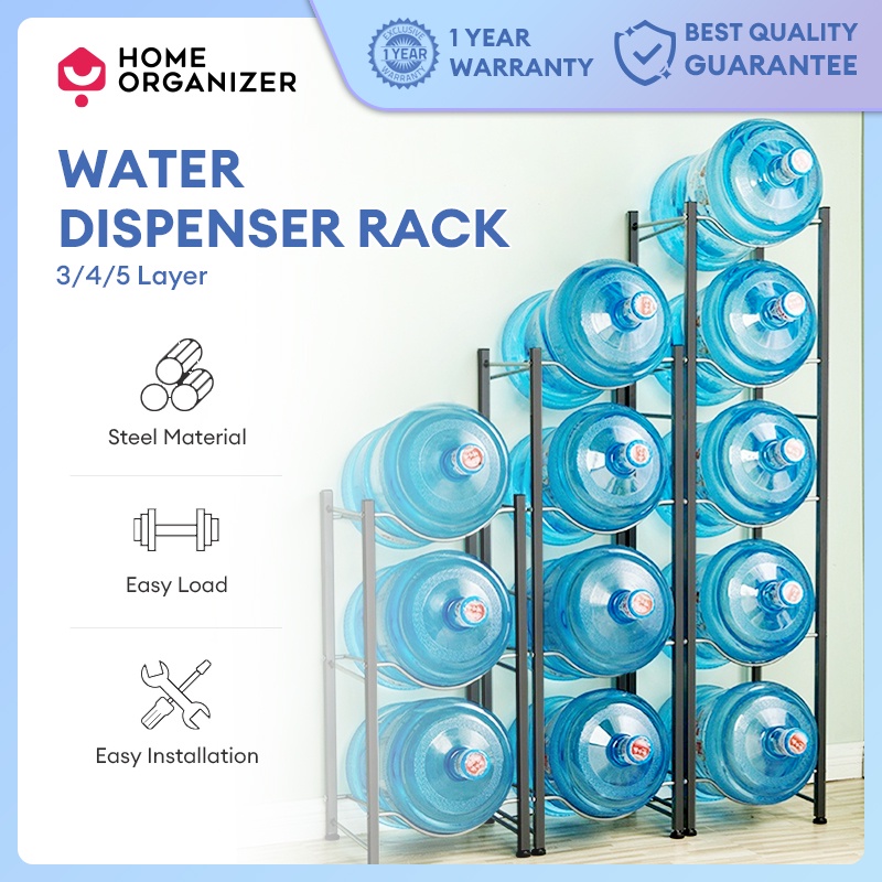 3/4/5 Layer Mineral Water Dispenser Rack Stand Water Container Gallon ...