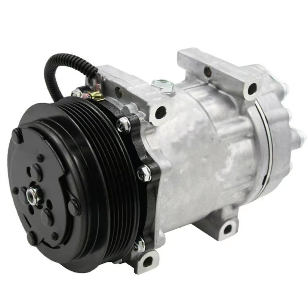 AC Compressor SD7H15 4494 4891 Aftermarket For Kenworth Peterbilt Volvo ...