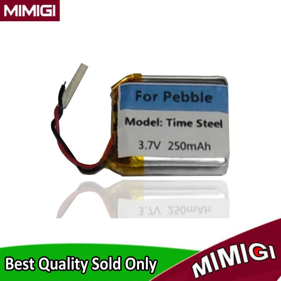 Brand New OEM 250mAh Battery For Pebble Time Steel Smart Watch Batterie ...