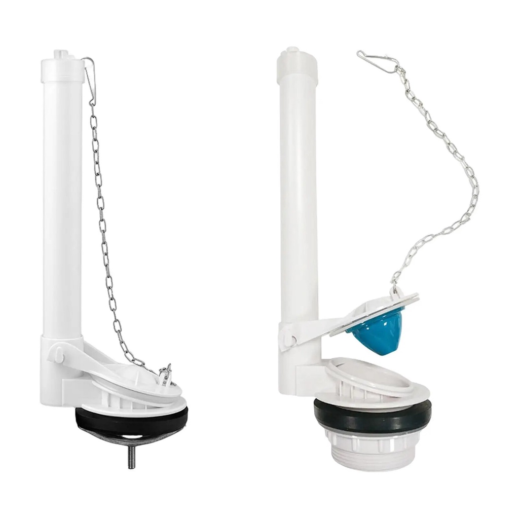 Toilet Flush Valve Repair Kit Easy Install with Flapper and Chain High ...