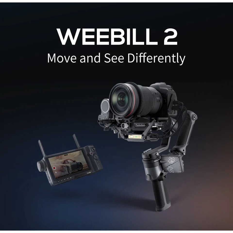ZHIYUN Weebill 2 Gimbal Stabilizer Mirrorless/DSLR Camera 3-Axis ...