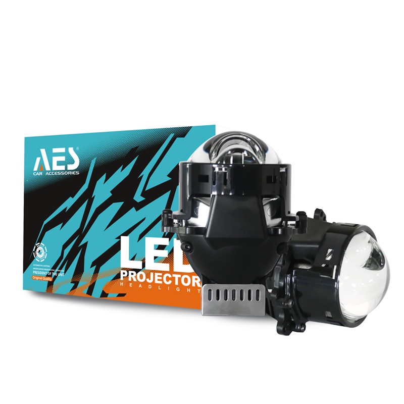 aes biled headlight projector lens 55W A15 Pro BI-LED projector with ...
