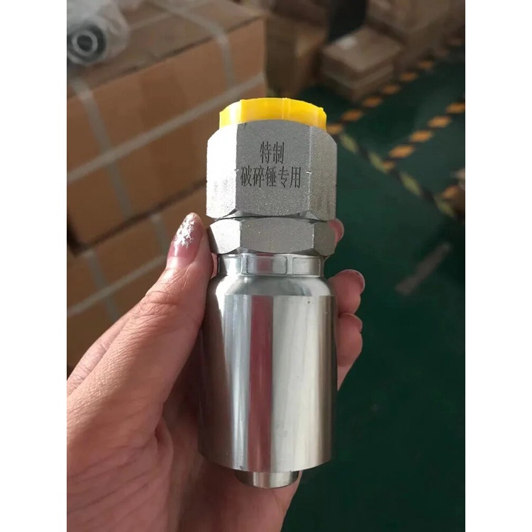 One-piece Crimp Joint BSP Imperial Joint 45 # High Quality Steel High ...