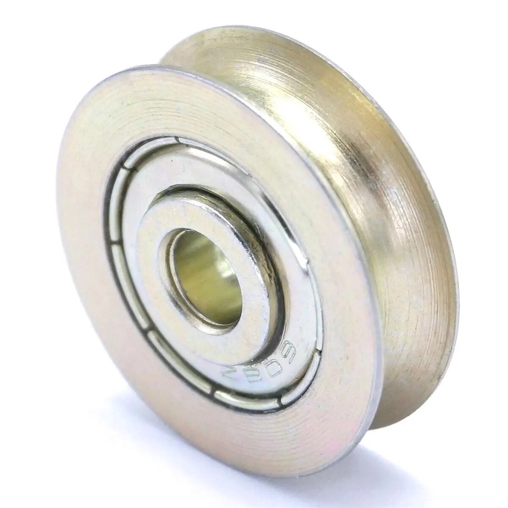 6.35*29*8mm U Groove width 6.5mm Guide Pulley Sheave Sealed Rail Ball ...