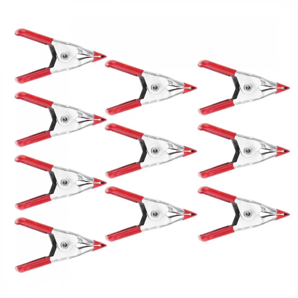 10pcs/lot 2 Inch Multifunction Metal Sheet Spring Clamps Tent Clip with ...