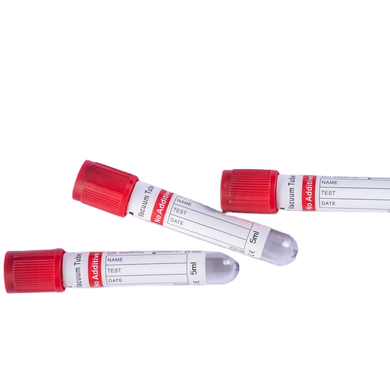 Clot Vacuum blood collection tube Medical test tubes serum sample blood ...