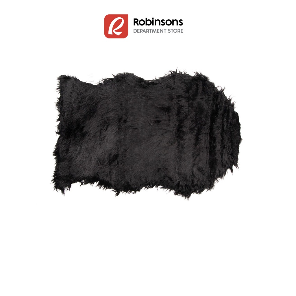 Faux Fur Rug (Black) - 60x90in | Shopee Philippines