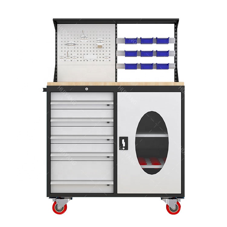 workzone workstation auto repair drawer steel trolley metal work bench ...