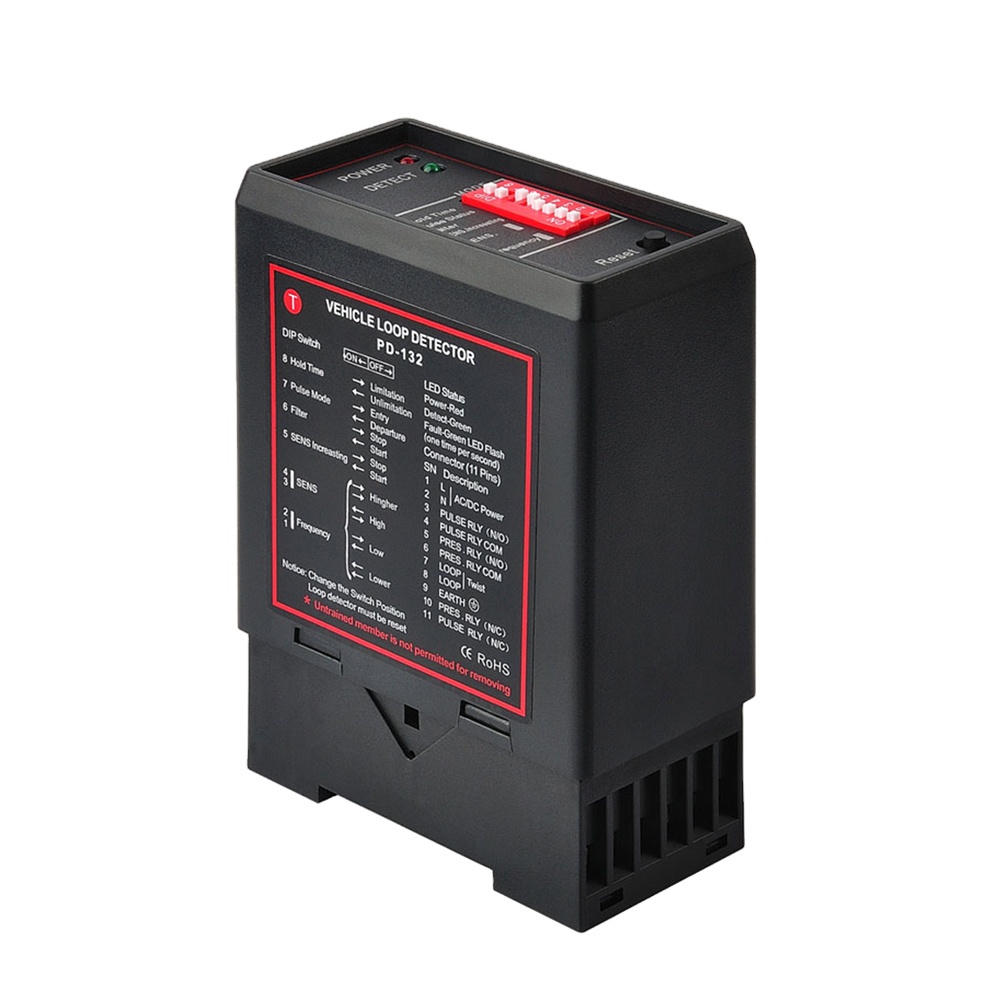 Parking System 110V Single Channel Vehicle Car Boom Gate Loop Detector ...