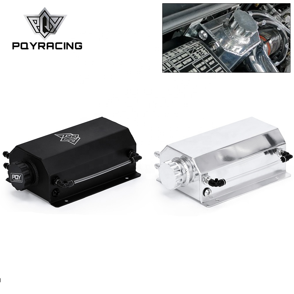 Universal 2L Alloy Engine Oil Fuel Gas Catch Can Breather Tank Bottle ...