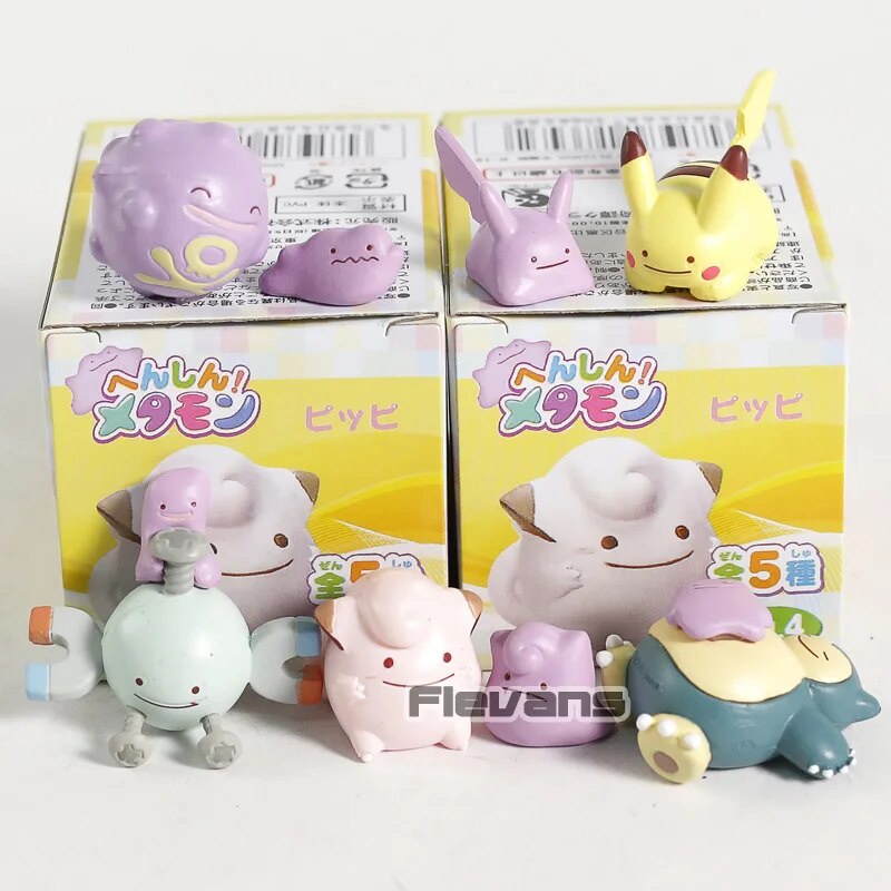 77I Pokemon Gashapon Ditto Vol.4 Pikachu Clefairy Snorlax Koffing ...