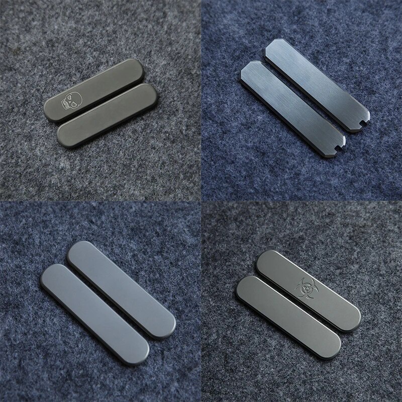 8 Types 1Pair Titanium Alloy Knife Handle Patches for 58MM Victorinox ...