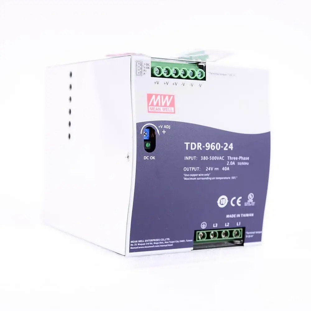 Original Mean Well TDR-960-24 meanwell DC 24V 40A 960W Three Phase ...