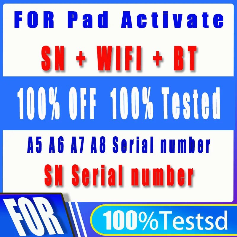 SN Serial Number For iPad 2 3 4 mini 1 2 3 Air1 Air2 2019 2018 Pro SN ...