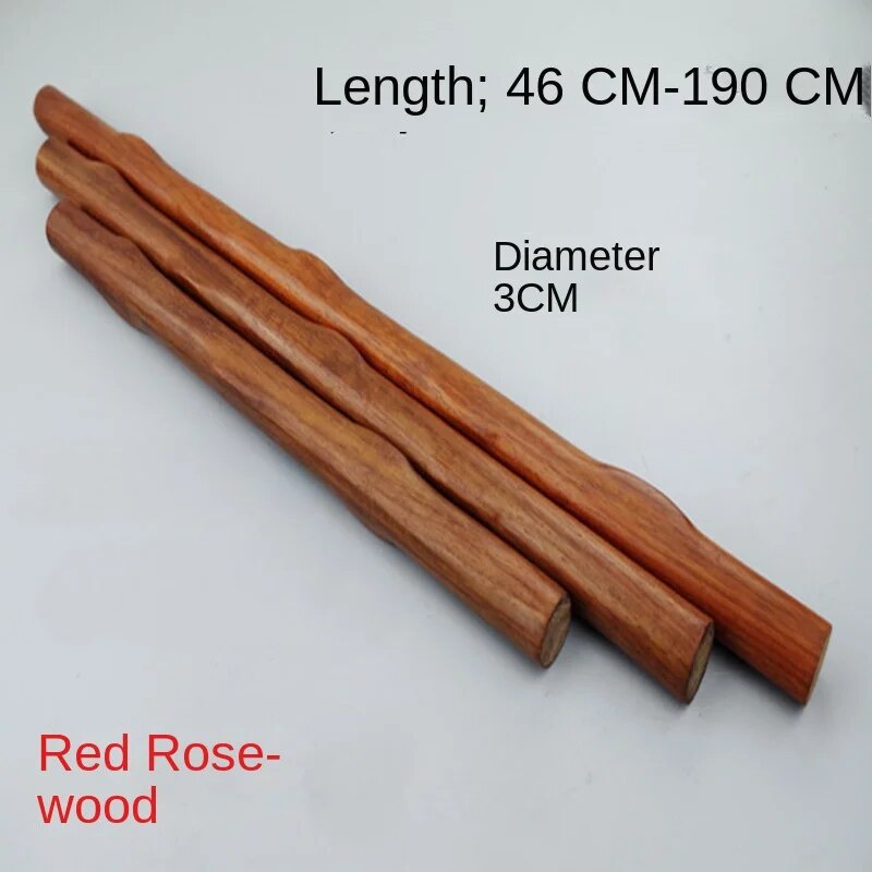Red Pear Long Stick Tai Chi Whip Rod Philippine Magic Wand Car Self ...