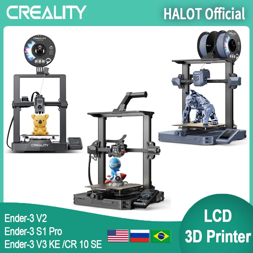 ☽Creality Ender V2 / Ender 3 S1 Pro/ Ender 3 V3 KE / Ender 3 V2 Neo 3D Printer Creality CR-10 SE ...