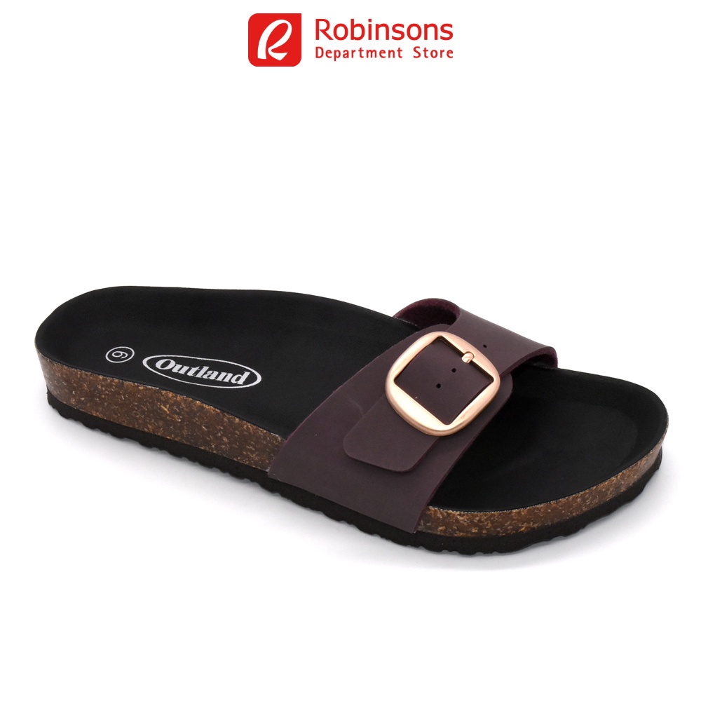 Outland Ladies 21603 Evergreen Sandals (Maroon) | Shopee Philippines