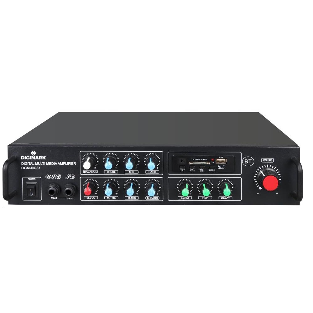 Technical Pro NC-31 Powered Microphone Mixer Amplifier Amp SD USB power ...