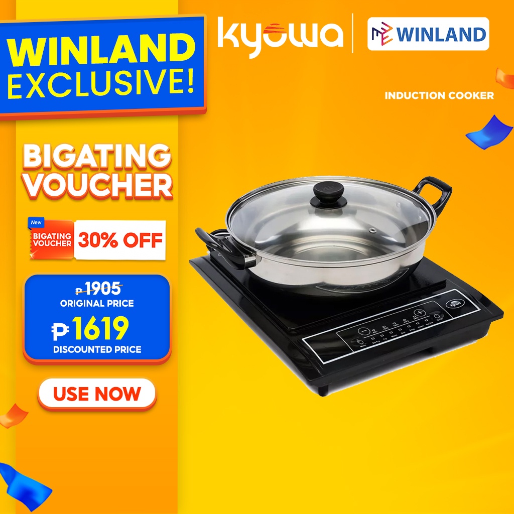 Kyowa by Winland Induction Cooker Stove with Pot Electric Stove KW-3633 ...