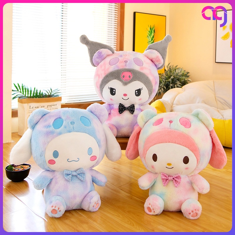 AG 25CM Cute Cartoon Mini Plush Toy Kuromi plushie MyMelody Cinnamon ...