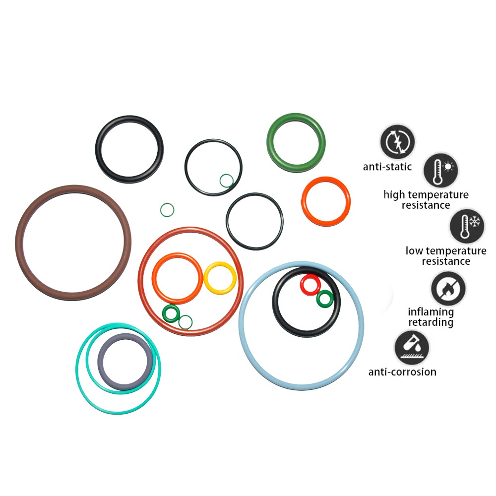 Professional Manufacturer High Precision Fpm Ffkm Hnbr Nbr Fkm Silicone Epdm Rubber Oring Seals ...