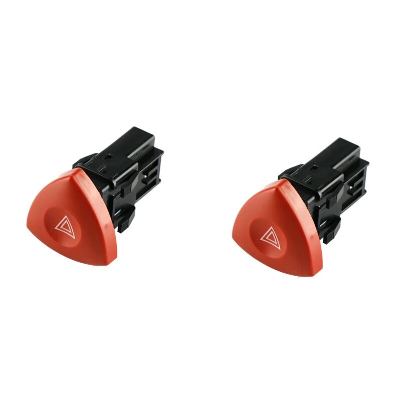 ⋌2X Hazard Warning Emergency Light Switch Button For Renault Master ...