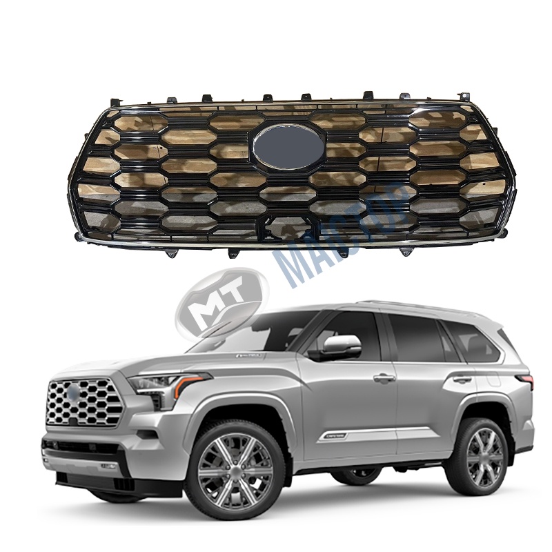 Maictop car accessories facelift front bumper grille radiator grill for ...