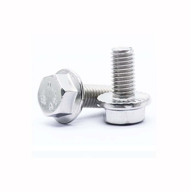 DIN 6921 Head Screws Hex Metric Bolts And Nuts M6 M8 Stainless Steel ...