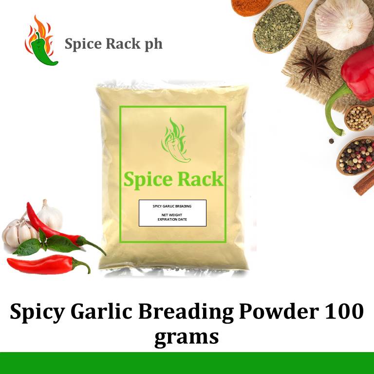 Spicerackph Spicy Garlic Breading Powder 100 grams | Shopee Philippines