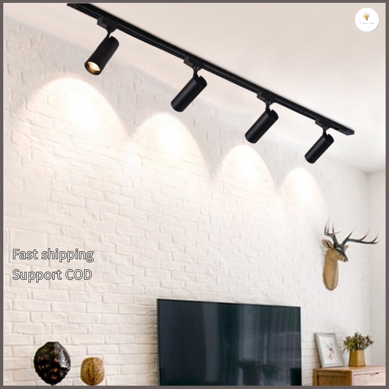Complete LED Track Light Set Ceiling Spotlight Rail Light t Bar Light ...