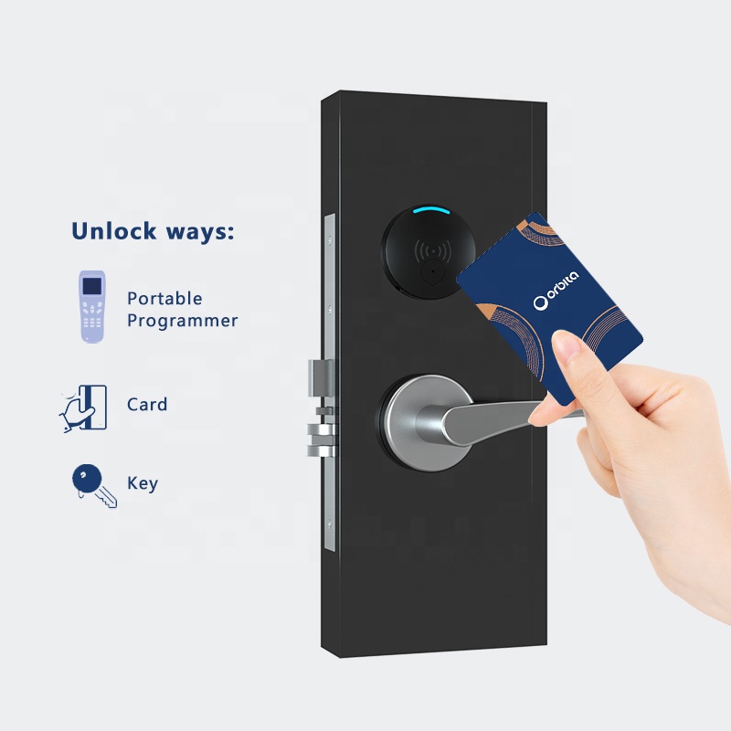 S3474 hotel key card lock system digital hotel card reader door lock ...