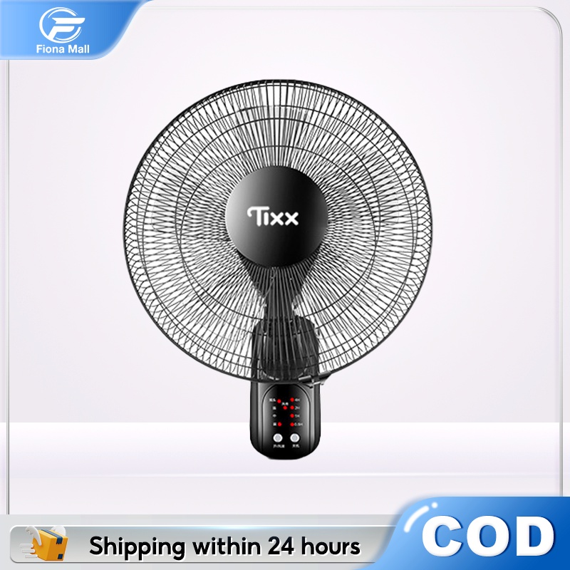 Tixx Electric Wall Fan with Remote Control Buy 1 Take 1 | Shopee ...